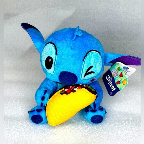 Toys | Disney Stitch Small 7inch Plush Stuffed Animal Stitch With Taco ...